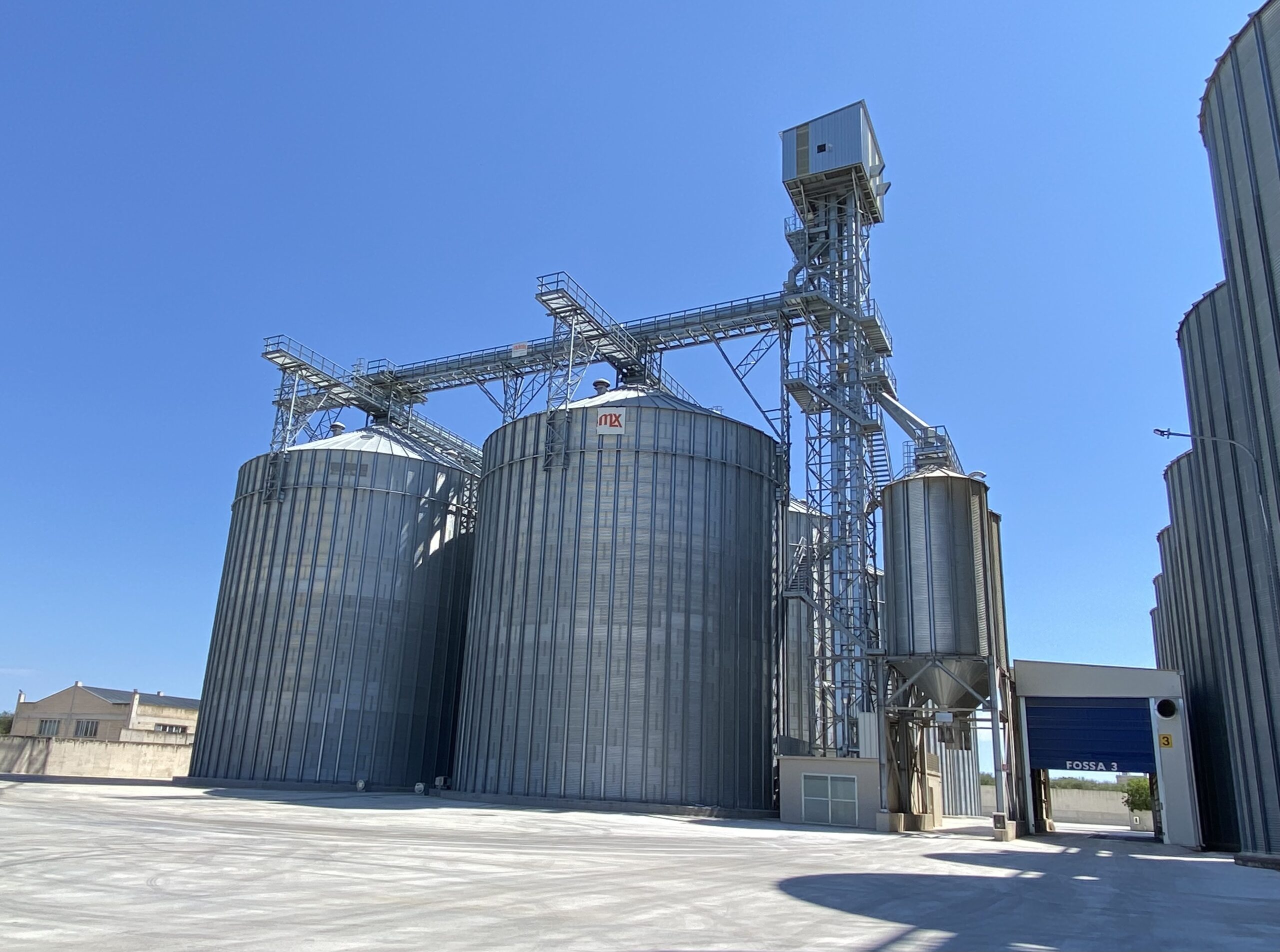 Grain storage plant with total capacity of 47.000 tons - Mulmix