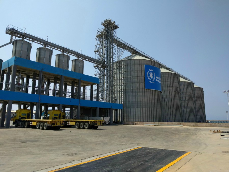 Il primo impianto di stoccaggio per grano delle Nazioni Unite della ...